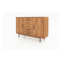 Höffner Highboard Clara holzfarben Maße (cm): B: 144 H: 95 » Höffner