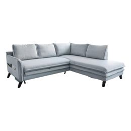 Miuform Ecksofa mit Schlaffunktion Charming Charlie ¦ grau ¦ Maße (cm): B: 234 H: 90 » Höffner
