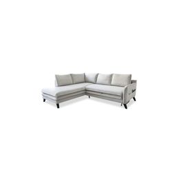 Miuform Ecksofa mit Schlaffunktion Charming Charlie beige Maße (cm): B: 234 H: 90 » Höffner