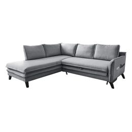 Miuform Ecksofa mit Schlaffunktion Charming Charlie ¦ grau ¦ Maße (cm): B: 234 H: 90 » Höffner