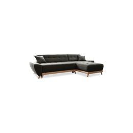 Miuform Ecksofa mit Schlaffunktion Dazzling Daisy ¦ schwarz ¦ Maße (cm): B: 260 H: 77 » Höffner