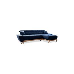Miuform Ecksofa mit Schlaffunktion Dazzling Daisy ¦ blau ¦ Maße (cm): B: 260 H: 77 » Höffner