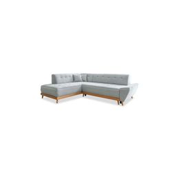 Miuform Ecksofa mit Schlaffunktion Dazzling Daisy ¦ grau ¦ Maße (cm): B: 253 H: 77 » Höffner