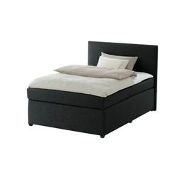 Höffner Boxspringbett mit Matratze und Topper H3 Duke ¦ schwarz ¦ Maße (cm): B: 97 H: 104 » Höffner