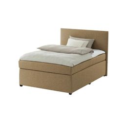 H&ouml;ffner Boxspringbett mit Matratze und Topper H3 Duke &brvbar; gelb &brvbar; Ma&szlig;e (cm): B: 97 H: 104 &raquo; H&ouml;ffner