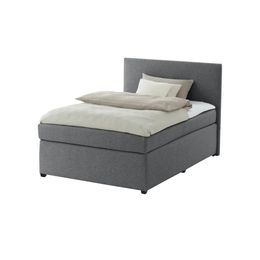 Höffner Boxspringbett mit Matratze und Topper H3 Duke grau Maße (cm): B: 97 H: 104 » Höffner