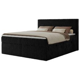 H&ouml;ffner Boxbett mit Bettkasten Tiliano &brvbar; schwarz &brvbar; Ma&szlig;e (cm): B: 144 H: 119 &raquo; H&ouml;ffner