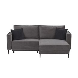 Höffner Ecksofa Teresina grau Maße (cm): B: 225 H: 93 T: 175.0 » Höffner
