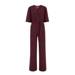 WE Fashion Jumpsuit Damen Gr&ouml;&szlig;e XL dunkelrot
