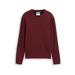 Tom Tailor Pullover Herren Größe S bordeaux