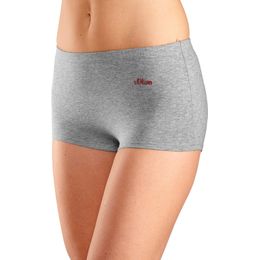 s.Oliver Damen Panty, grau, schwarz, weiß, Größe 32/34