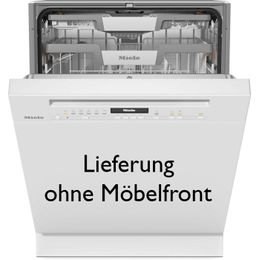 Miele teilintegrierbarer Geschirrspüler "G 7210 SCi", Energieeffizienz: A (A-G), silber (weiß), B:59,8cm H:80,5cm T:57cm, Geschirrspüler