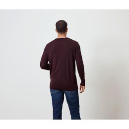 Tchibo - Merino-Pullover - Herren - Gr. S - dunkelrot