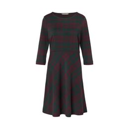 Tchibo - Kariertes Jacquard-Kleid - Damen - Gr. XL - dunkelgr&uuml;n/jacquard