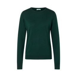 Tchibo - Merino-Feinstrickpullover - Damen - Gr. M - dunkelgr&uuml;n