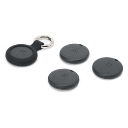 Tchibo - 4 Smart Tracker mit Anh&auml;nger - schwarz