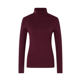 Tchibo - Gerippter Rollkragenpullover - Damen - Gr. XXL - dunkelrot