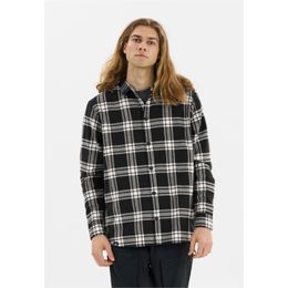 Fleeceshirt WHISTLER "Hoggs", Herren, Gr. S, schwarz-wei&szlig; (schwarz, wei&szlig;), 60% Baumwolle, 40% Polyester, gestreift, mehrfarbig, normal, ohne Ausschnitt, Shirts, im klassischen Stil