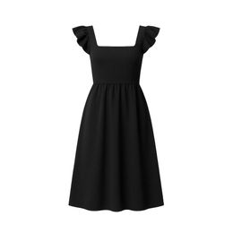 WOMAN VISION Kleid Damen Größe 40 schwarz Winterkleid