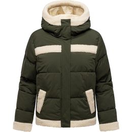 Ragwear Jacke 'Editah Youmodo' Damen Größe L hellbeige / oliv Winterjacke