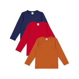 Fred's World by GREEN COTTON Fred's World By Green Cotton Shirt 'Alfa' Jungen Gr&ouml;&szlig;e 128 navy / orange / rot