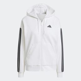 adidas Sportswear Athletic Zip-Up Hoodie female White size XS
