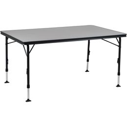Crespo AP/276-89 höhenverstellbarer Klapptisch mit hitzebeständiger Tischplatte 140 x 85 x 63–74 cm schwarz - Klapptische