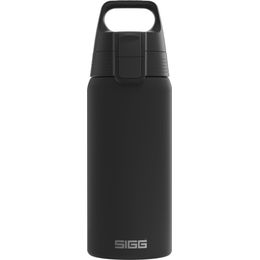 Sigg Shield Therm One Isolierflasche Edelstahl vakuumisoliert 0,5 Liter schwarz - Isolierflaschen & Isobeh&auml;lter
