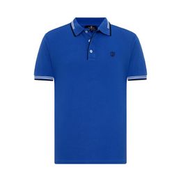 Jimmy Sanders Poloshirt Herren Gr&ouml;&szlig;e S royalblau / wei&szlig;