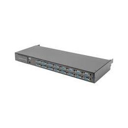 Digitus Modularer KVM Switch 16 Port VGA Aufr&uuml;stkit, KVM-Switch schwarz