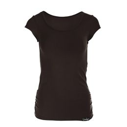 WINSHAPE Funktionsshirt 'WTR4' Damen Gr&ouml;&szlig;e XL schwarz / wei&szlig;