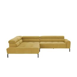 Max Schelling Ecksofa verstellbare Kopfteile MS Verve gelb Maße (cm): B: 311 H: 88 T: 219.0 » Möbel Kraft