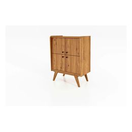 Möbel Kraft Highboard holzfarben Maße (cm): B: 80 H: 105 » Möbel Kraft
