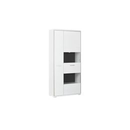Primo Kombivitrine Setto wei&szlig; Ma&szlig;e (cm): B: 94 H: 201 T: 38.0 &raquo; M&ouml;bel Kraft