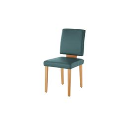 M&ouml;bel Kraft Leder-Polsterstuhl blau Ma&szlig;e (cm): B: 47 H: 93 T: 63.0 &raquo; M&ouml;bel Kraft