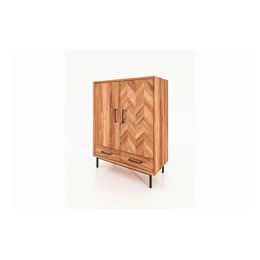 M&ouml;bel Kraft Highboard holzfarben Ma&szlig;e (cm): B: 97 H: 125 &raquo; M&ouml;bel Kraft