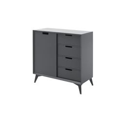 Möbel Kraft Highboard grau Maße (cm): B: 93 H: 92 T: 40.0 » Möbel Kraft