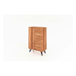 Möbel Kraft Highboard holzfarben Maße (cm): B: 91 H: 140 » Möbel Kraft