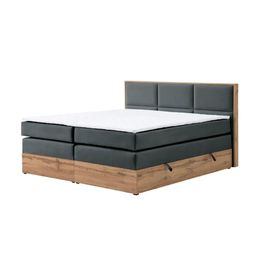 M&ouml;bel Kraft Boxspringbett mit Bettkasten grau Ma&szlig;e (cm): B: 140 H: 115 &raquo; M&ouml;bel Kraft