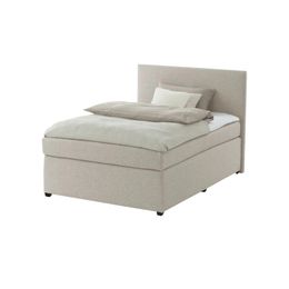 M&ouml;bel Kraft Boxspringbett mit Matratze und Topper H3 beige Ma&szlig;e (cm): B: 97 H: 104 &raquo; M&ouml;bel Kraft