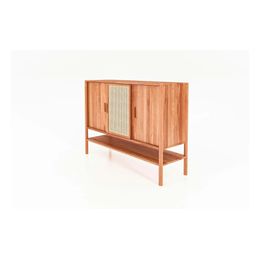 M&ouml;bel Kraft Highboard holzfarben Ma&szlig;e (cm): B: 142 H: 101 &raquo; M&ouml;bel Kraft