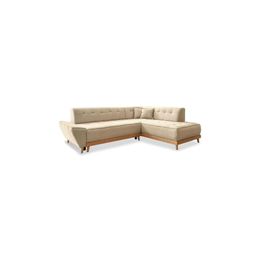 Miuform Ecksofa mit Schlaffunktion Dazzling Daisy beige Maße (cm): B: 253 H: 77 » Möbel Kraft