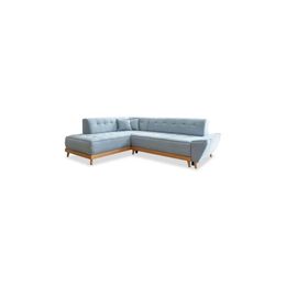 Miuform Ecksofa mit Schlaffunktion Dazzling Daisy blau Maße (cm): B: 253 H: 77 » Möbel Kraft