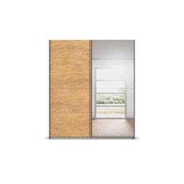 M&ouml;bel Kraft Schwebet&uuml;renschrank mit Spiegel grau Ma&szlig;e (cm): B: 181 H: 210 &raquo; M&ouml;bel Kraft