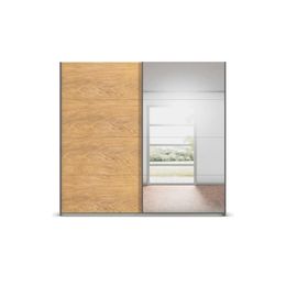 M&ouml;bel Kraft Schwebet&uuml;renschrank mit Spiegel grau Ma&szlig;e (cm): B: 226 H: 210 &raquo; M&ouml;bel Kraft