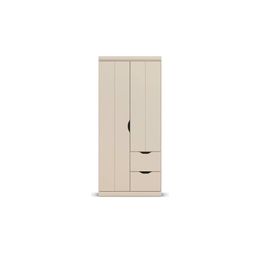 M&ouml;bel Kraft Kleiderschrank mit Schubladen creme Ma&szlig;e (cm): B: 91 H: 203 &raquo; M&ouml;bel Kraft