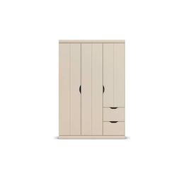 M&ouml;bel Kraft Kleiderschrank mit Schubladen creme Ma&szlig;e (cm): B: 136 H: 203 &raquo; M&ouml;bel Kraft