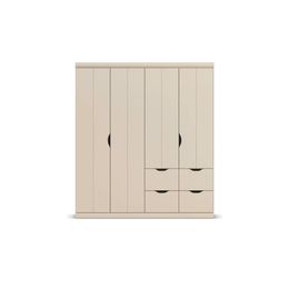 M&ouml;bel Kraft Kleiderschrank mit Schubladen creme Ma&szlig;e (cm): B: 181 H: 203 &raquo; M&ouml;bel Kraft