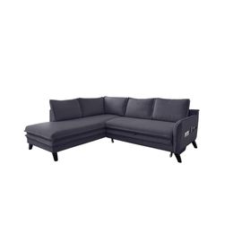 Miuform Ecksofa mit Schlaffunktion Charming Charlie grau Maße (cm): B: 234 H: 90 Sofas > Sofas nach Material > Stoffsofas » Sofa DE