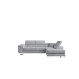 Ecksofa Anton grau Ma&szlig;e (cm): B: 275 H: 90 Sofas > Sofas nach Material > Stoffsofas &raquo; Sofa DE